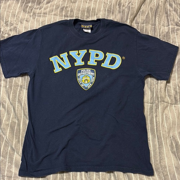 Nypd | Shirts | Mens Nypd Navy Graphic Tee M | Poshmark